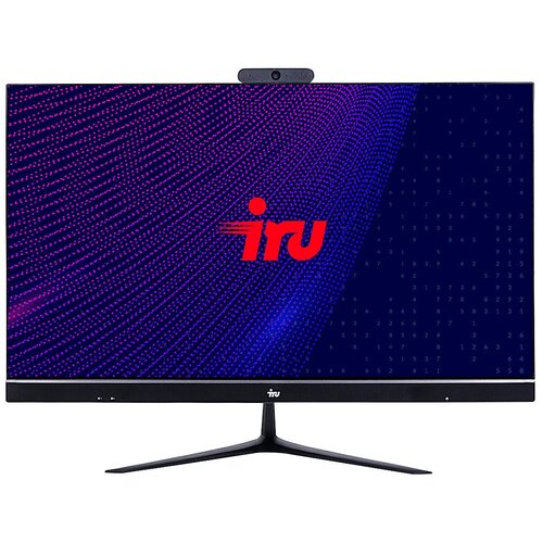 IRu Моноблок IRU Office 23IH5P 23.8" Full HD i5 10400 (2.9) 8Gb SSD1Tb UHDG 630 Free DOS GbitEth WiFi BT 120W клавиатура мышь Cam черный 1920x1080