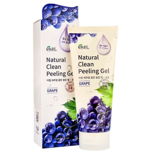 Ekel пилинг-скатка очищающий и освежающий с экстрактом винограда Ekel Grape Natural Clean Peeling Gel 180ml