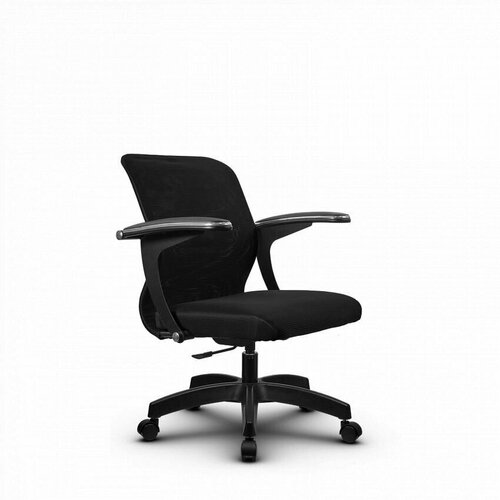 Компьютерное офисное кресло mетта SU-М-4/ подл. 160/осн. 005, Черное