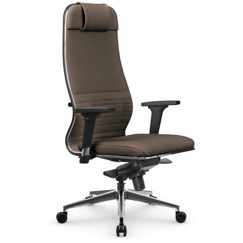 Компьютерное офисное кресло Metta L 1m 38К2/2D Infinity Easy Clean (MPES), Мультиблок со слайдером, осн. 17839, Светло-коричневое