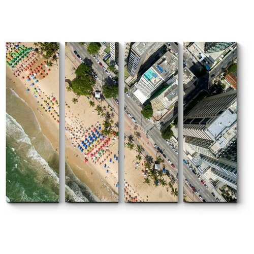 Модульная картина Бразильский пляж60x45