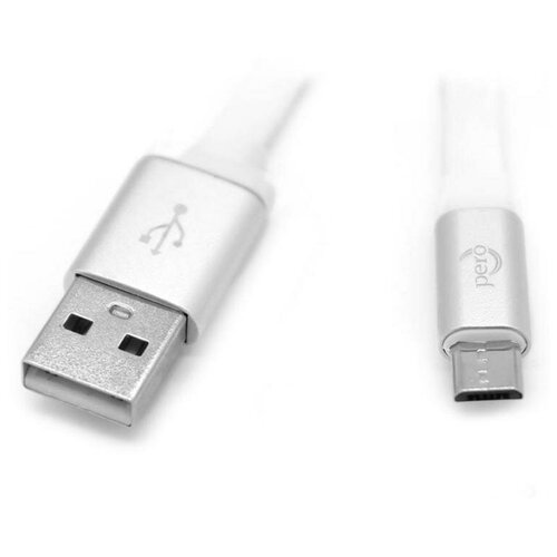 Дата-кабель PERO micro-USB, 2А, 1м, белый