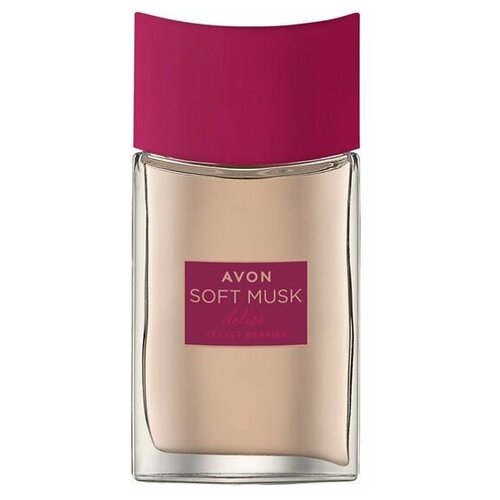 Туалетная вода AVON Soft Musk Delice Velvet Berries для нее, 50 мл / женский парфюм / духи женские / парфюмерная вода