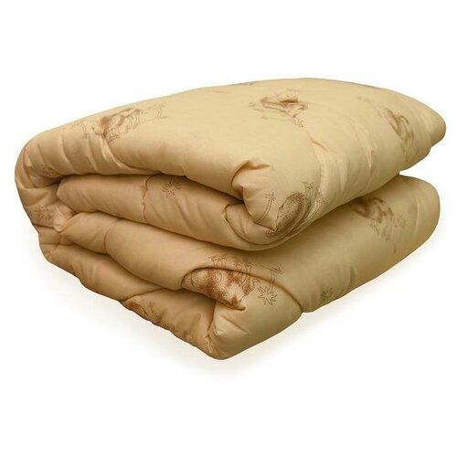 Одеяло Верблюд зимнее 140х205 см, микс полиэфирное волокно, п/э 100%