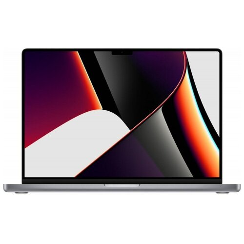 16.2" Ноутбук Apple Macbook Pro 16 (2021) 3456×2234, Apple M1 Pro, RAM 16 ГБ, SSD 512 ГБ, Apple graphics 16-core, macOS, MK183, серый космос