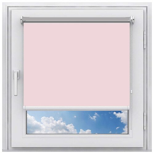 Рулонная штора Эко розовый 80х180 см