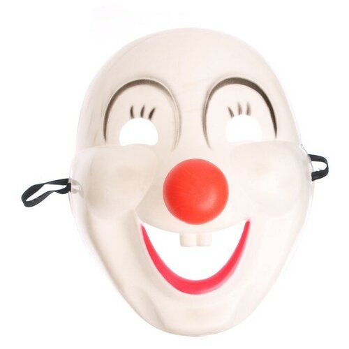 Карнавальная маска Клоун , с красным носом