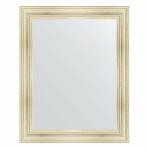 Зеркало настенное EVOFORM в багетной раме травленое серебро, 82х102 см, для гостиной, прихожей, кабинета, спальни и ванной комнаты, BY 3284