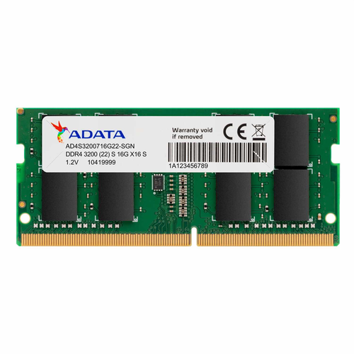 ADATA Модуль памяти ADATA 8GB DDR4 3200 SO-DIMM Premier AD4S32008G22-BGN, CL22, 1.2V, Bulk