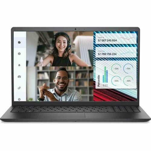 Ноутбук Dell Vostro 3520(3520-3850) i3 1215U/8Gb/512Gb SSD/15.6/Ubu/black