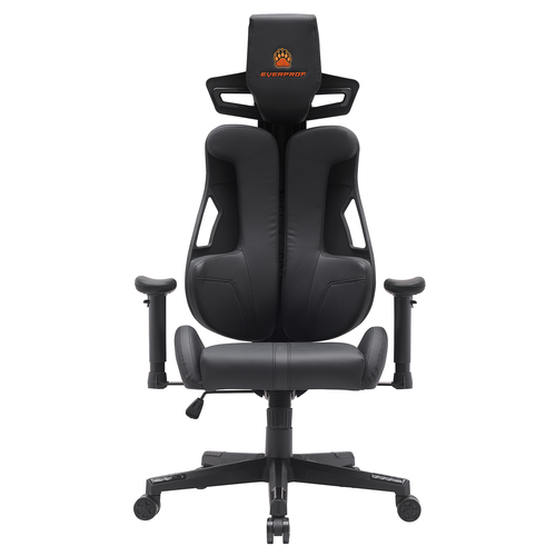 Компьютерное кресло Everprof Serval Q игровое, обивка: искусственная кожа, цвет: черный