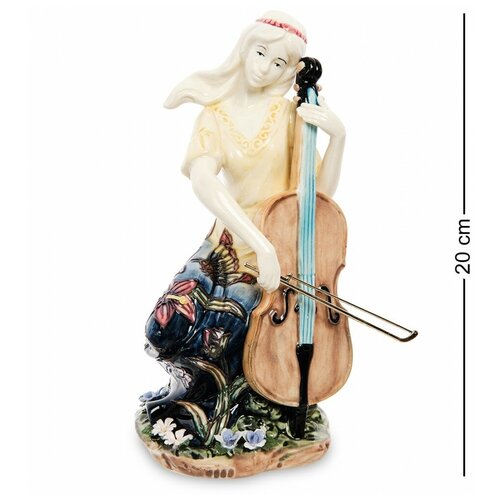Статуэтка девушка Волшебная виолончель Размер: 12*10*19,5 см Pavone