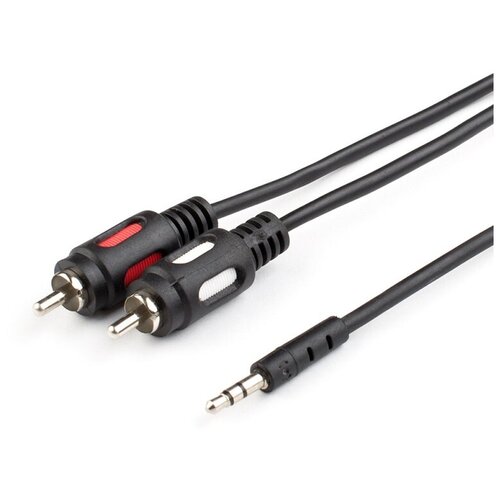 Atcom / Аудио-кабель AT0709 Jack 3.5 - 2RCA 5 m черный