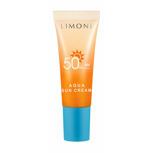 LIMONI Солнцезащитный крем Aqua Sun Cream SPF 50+РА++++, 25 мл