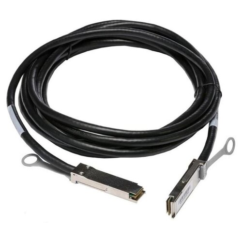 Кабель Fibertrade FT-QSFP+-CabP-AWG26-2, 2 м, 1 шт., черный