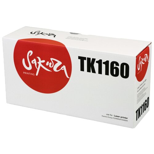 Картридж лазерный Sakura TK-1160 для Kyocera P2040DN/P2040DW, черный