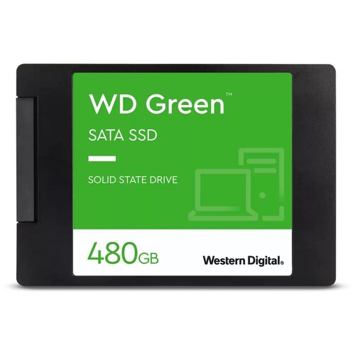 Твердотельный накопитель Western Digital WD Green SATA 480 ГБ SATA WDS480G2G0A
