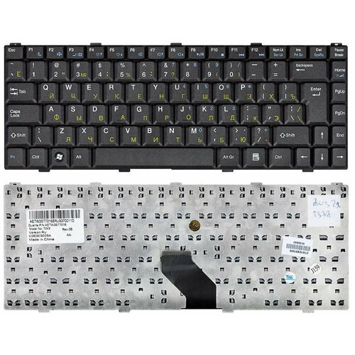 Клавиатура для ноутбука Asus TFC0631. Черная, без рамки.