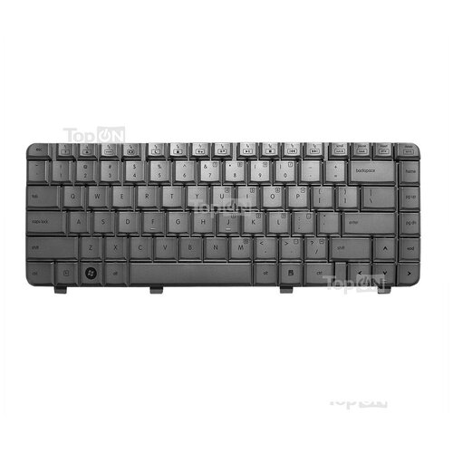 Клавиатура для ноутбука HP Pavilion DV4-1000, DV4-1050ER, DV4-1150ER. Плоский Enter. Чёрная, без рамки. PN: NSK-HFB0R