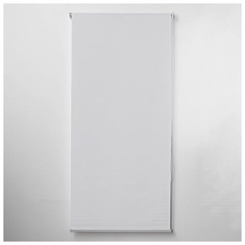 --- Штора рулонная "Механика", 90×180 см (с учётом креплений 3,5 см), цвет белый