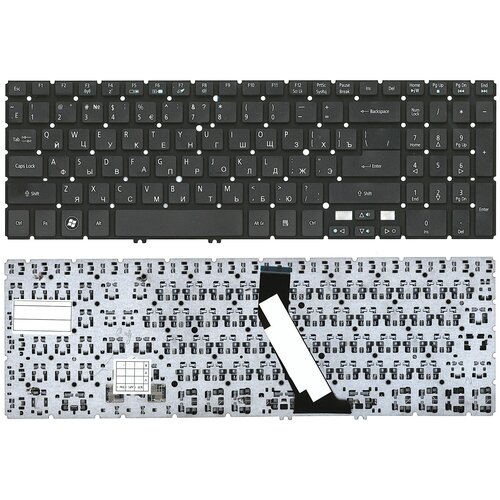 Клавиатура для ноутбука Acer Aspire V5, V5-531, M5-581T черная арт 005874