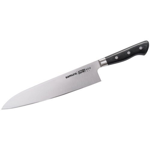 Набор ножей Шеф-нож Samura SP-0087, лезвие: 24 см, стальной/черный