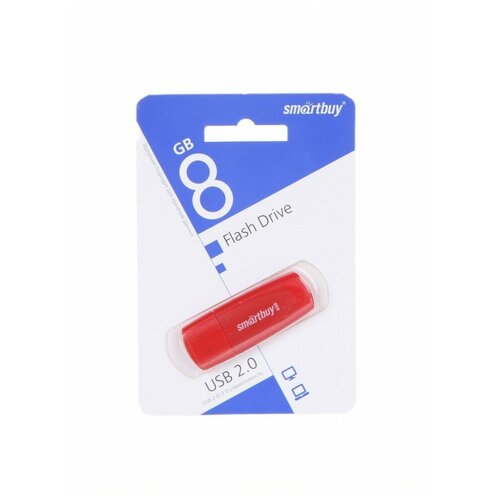 USB Flash Drive 8Gb - SmartBuy Scout Red SB008GB2SCR