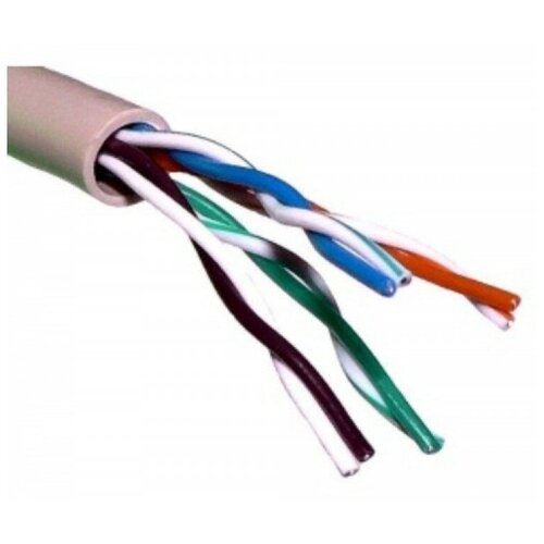 Кабель сетевой FTP 4 пары cat5E solid 0.5 мм, CCA, 305 м