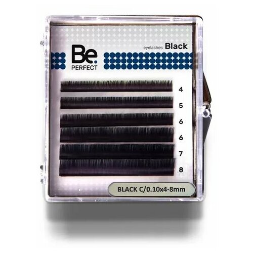 Чёрные Be Perfect MINI 6 линий B 0,10 4 мм