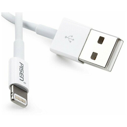 Кабель USB - Lightning (для iPhone) Pisen AL02 (1.5 м) Белый