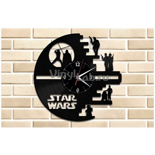 Star Wars — часы из виниловой пластинки (c) VinylLab