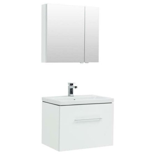 Комплект (гарнитур) AquaNet Мебель для ванной Aquanet Порто 70 белая