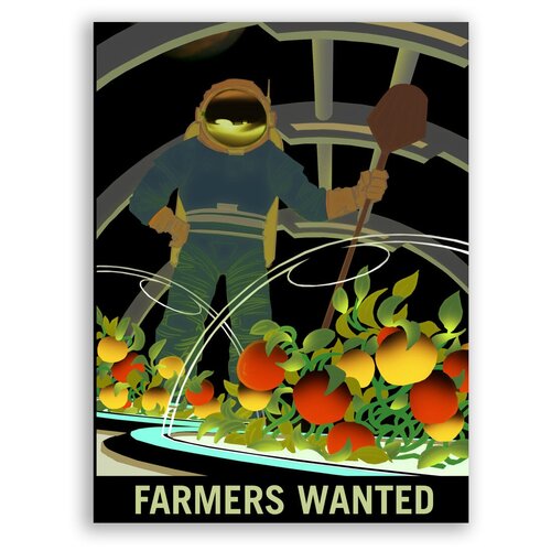 Постер на бумаге / Space: Farmers Wanted / Требуются Фермеры