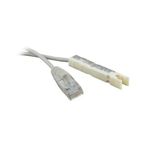 Hyperline PC-110-RJ45-1P-CX-2M-LSZH-GY Патч-корд 110 тип-RJ45, 1 пара, LSZH, 2 м, серый