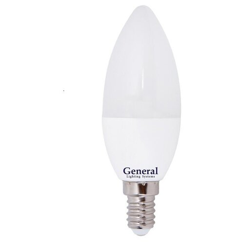 Лампочка General Lighting Systems GLDEN-CF-8-230-E14-6500, E14, 8 Вт, Светодиодная, 10 шт.