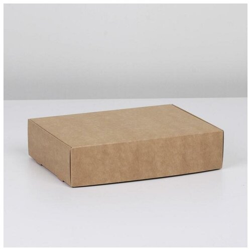 Коробка складная крафтовая 21 х 15 х 5 см