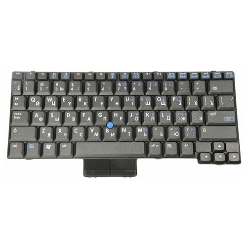 Клавиатура для ноутбуков HP Compaq NC2400 (With Point Stick) RU, Black