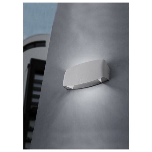Светильник уличный архитектурный FUMAGALLI ABRAM 190 GREY CLEAR R7S LED 7,5W CCT SET