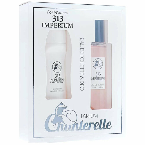 Paris Line Parfums Chanterelle Imperium 313 Intense набор туалетная вода + дезодорант-стик 55 + 40 мл для женщин