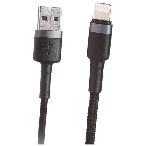 Аксессуар Baseus APPLE 8-pin Cafule 1.5A 2m Grey-Black CALKLF-CG1