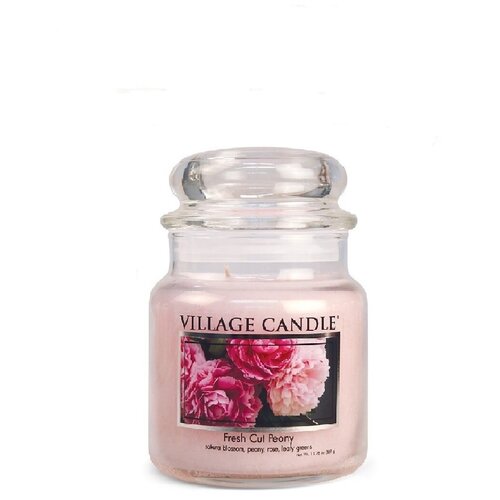 Ароматическая свеча Village Candle "Пион", средняя