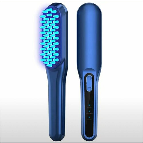 Электрическая расческа - массажер, портативное устройство для массажа кожи головы, фототерапия против выпадения волос