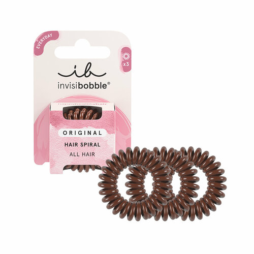 Резинка-браслет для волос invisibobble ORIGINAL Pretzel Brown (в картоне)