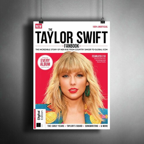 Постер плакат для интерьера "Тейлор Свифт. Taylor Swift" / Декор дома, офиса, комнаты, квартиры, детской A3 (297 x 420 мм)