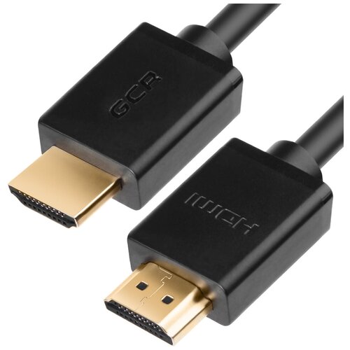 HDMI 1.5м видео кабель черный GCR GOLD для Apple TV SmartTV Xiaomi TV Box ПК PlayStation Xbox PS3 PS4 Pro проектор компьютер Ultra HD 4K 3D Ethernet