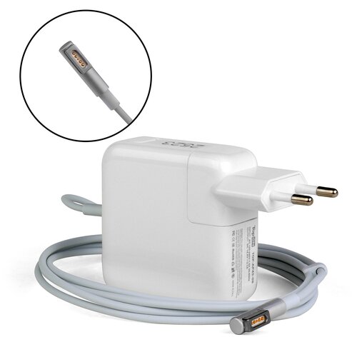 Блок питания (зарядка, сетевой адаптер) TopON для ноутбука Apple 14,5V, 3.1A (45W), штекер: Magsafe 1, PN: A1237