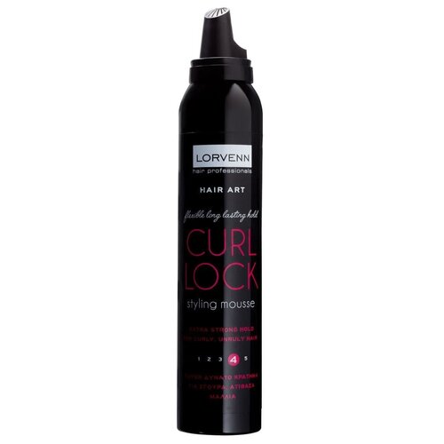 LORVENN Hair Art мусс Curl Lock очень сильной фиксации, 200 мл