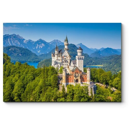 Модульная картина Сказочный замок Нойшванштайн, Германия 130x87