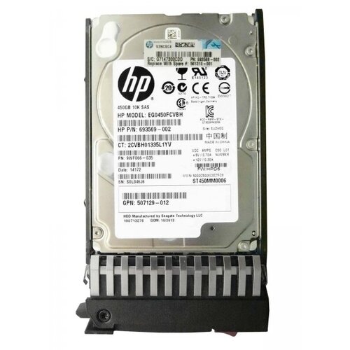 Жесткий диск HP 581284-S21 450Gb 10000 SAS 2,5" HDD