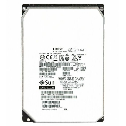 Жесткий диск Oracle H7280A520SUN8.0T 8Tb 7200 SAS 3,5" HDD